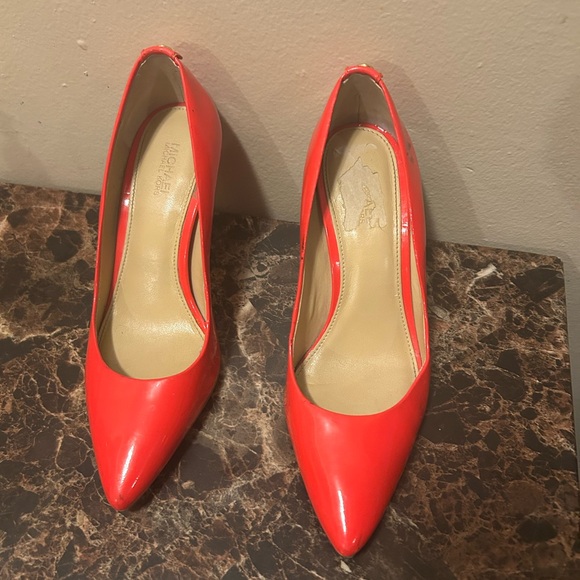 MICHAEL Michael Kors | Shoes | Michael Michael Kors Vibrant Red Pointed ...